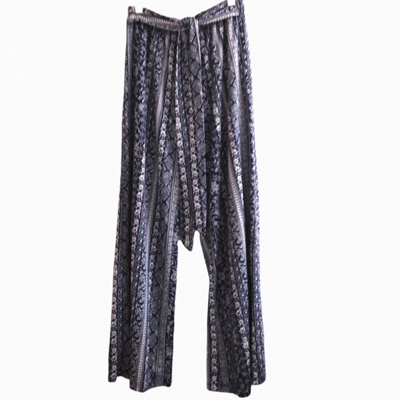 maxine nichols | Palazzo Pants | Maxine Nichols Palazzo Pants High Waisted With Half Sash Tie To ...
